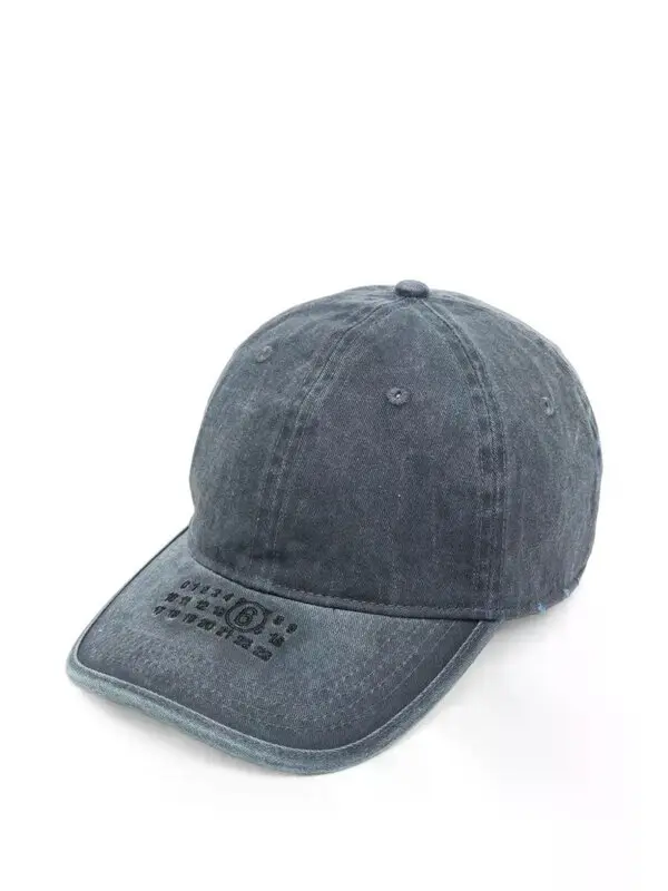 MAISON MARGIELA Numeric Logo-embroidered Baseball Cap - Grey