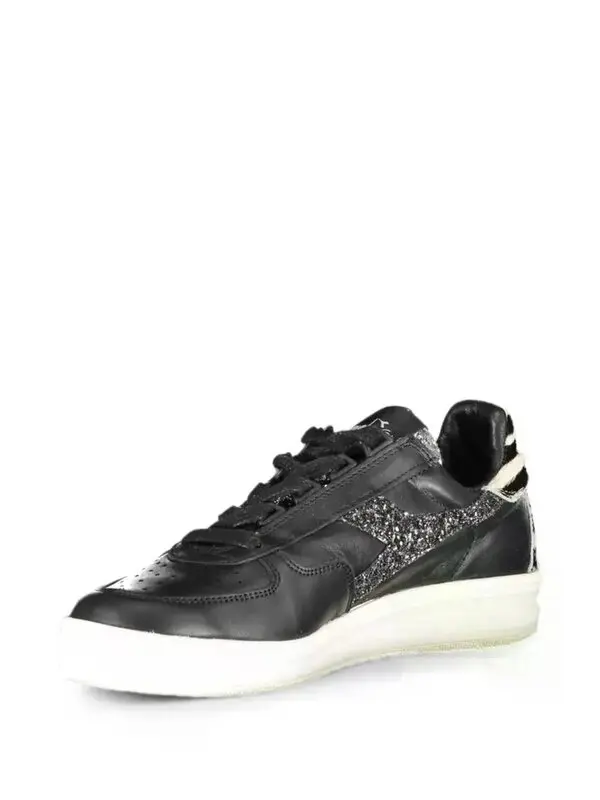 DIADORA Glitter-logo Zebra-print Sneakers