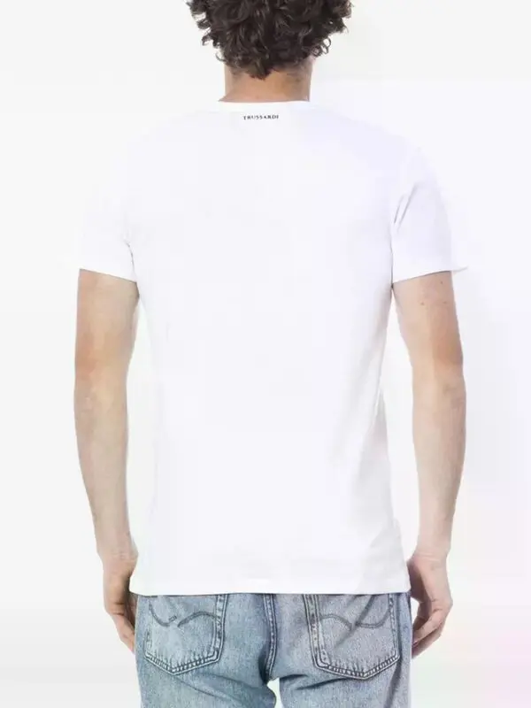 TRUSSARDI Logo-print Crew-neck T-shirt