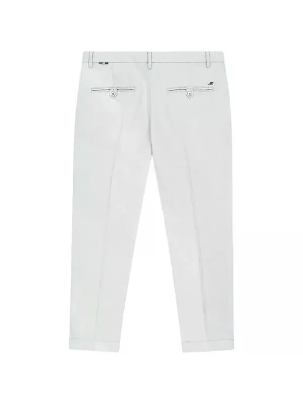 MASON'S Pressed-crease Turned-up Trousers