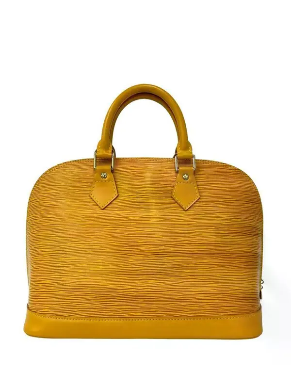 LOUIS VUITTON 1996 Epi Alma Pm Handbag - Yellow