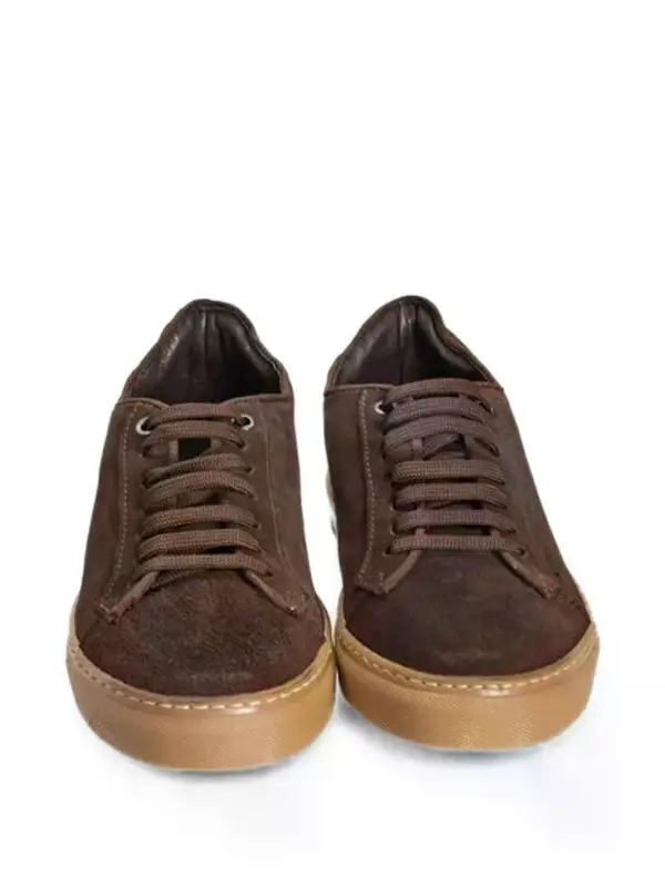 ROBERTO PEPE LUXURY Round-toe Low-top Sneakers
