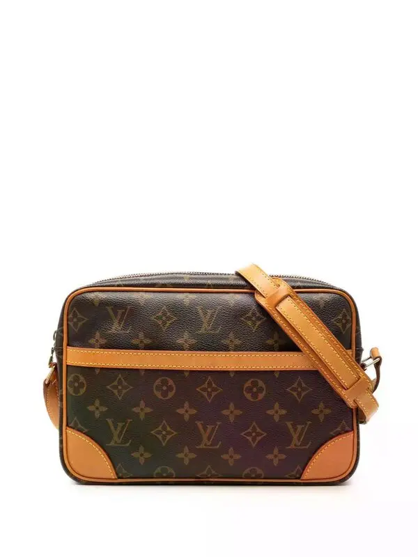LOUIS VUITTON 2003 Monogram Trocadero Crossbody Bag - Brown