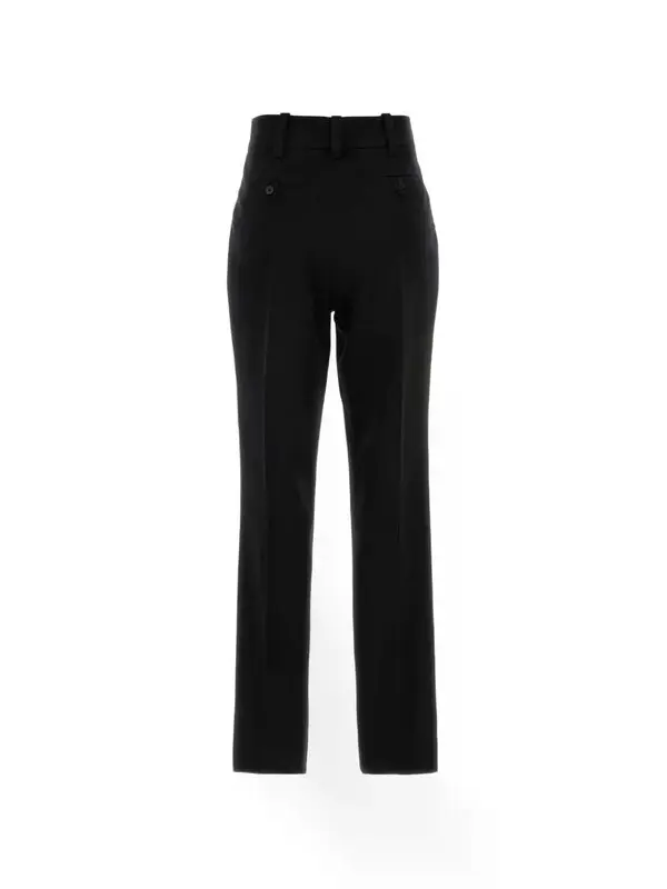 Balmain Pleated Wool Trousers
