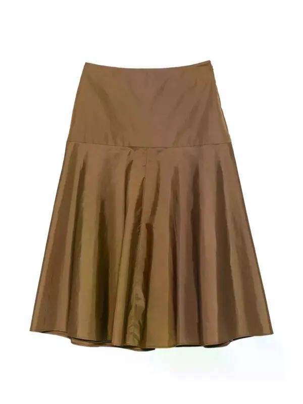 Dorothee Schumacher High-waisted A-line Midi Skirt - Green
