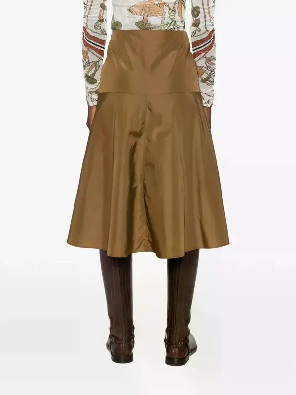 Dorothee Schumacher High-waisted A-line Midi Skirt