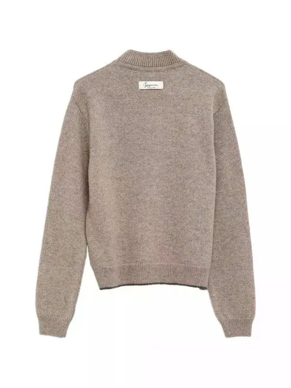 Jacquemus Ribbed-trim Long-sleeve Sweater