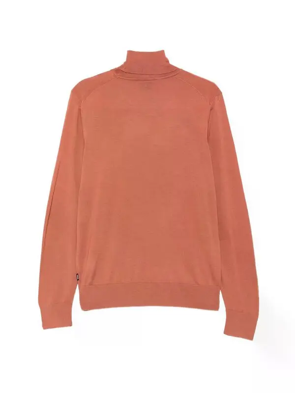 BOSS H-musso Roll-neck Wool Sweater