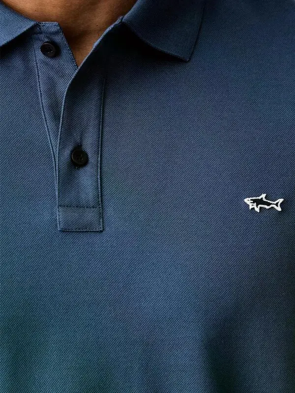 Paul & Shark Long-sleeve Polo Shirt - Blue