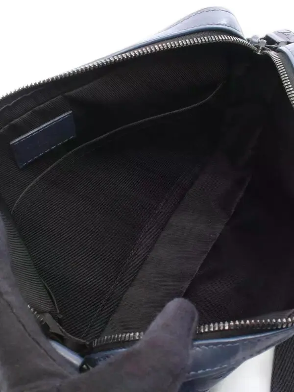 LOUIS VUITTON 2000s Duo Monogram Shadow Messenger Bag