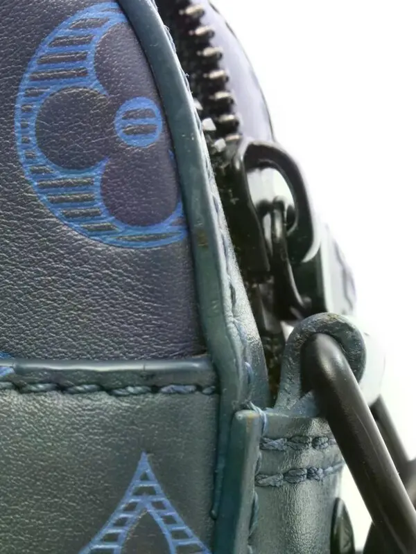 LOUIS VUITTON 2000s Duo Monogram Shadow Messenger Bag