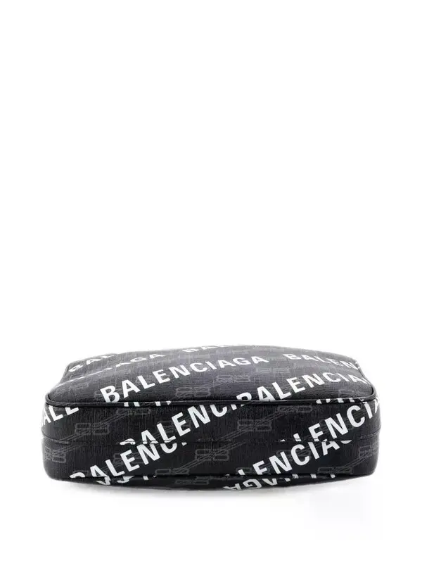 Balenciaga Signature Camera Bag Bb Monogram Coated Canvas Medium Crossbody Bag