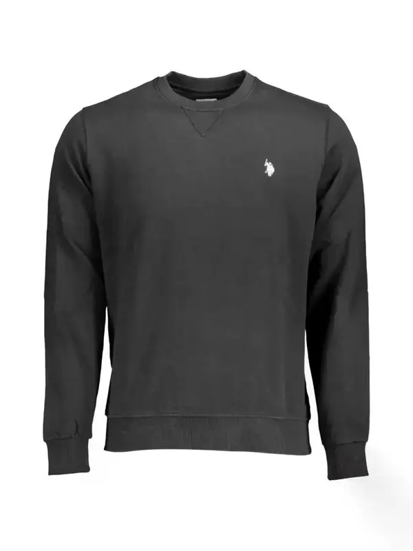 U.s. Polo Assn. Logo-embroidered Crew-neck Sweatshirt