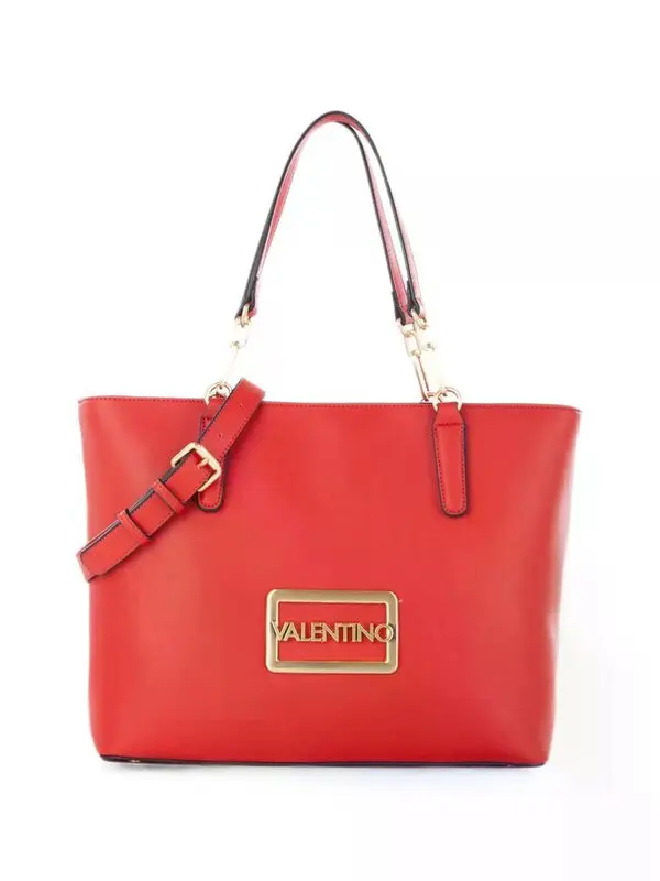 MARIO VALENTINO Shopping Princesa Logo-plaque Chain-link Tote Bag - Red