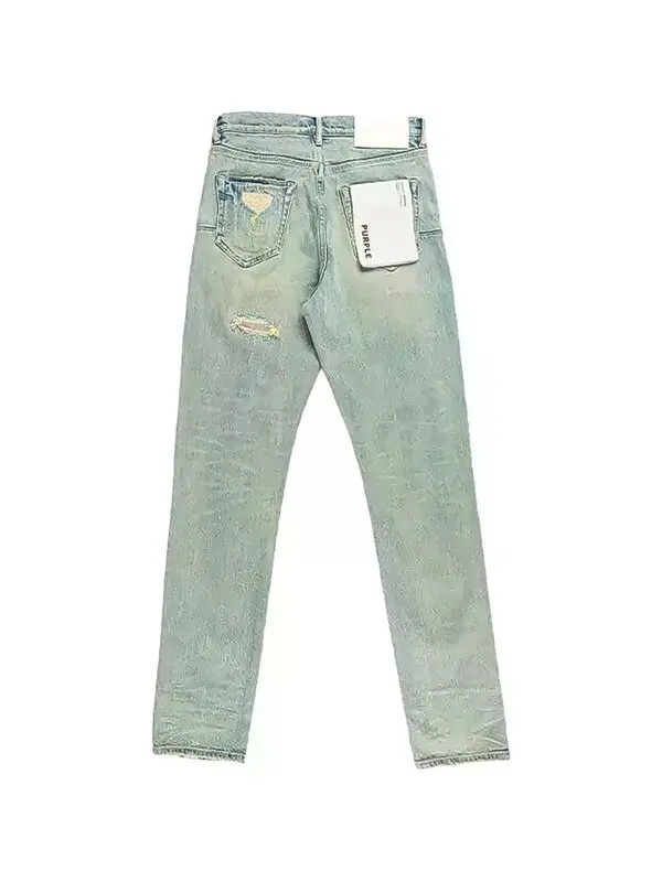 PURPLE BRAND P005 Distressed Slim-fit Jeans