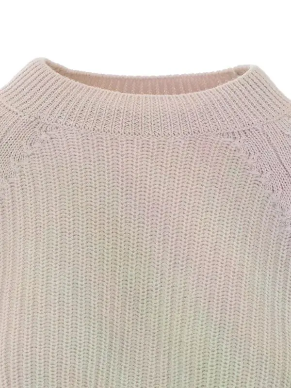 Alpha Studio Ribbed-knit Raglan-sleeve Sweater