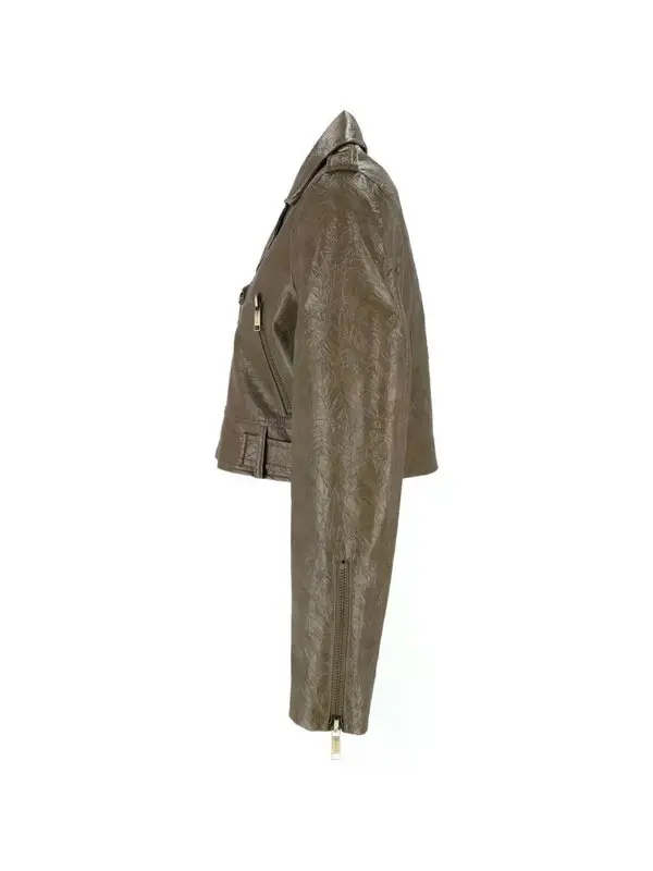 Michael Kors Long-sleeved Biker Jacket