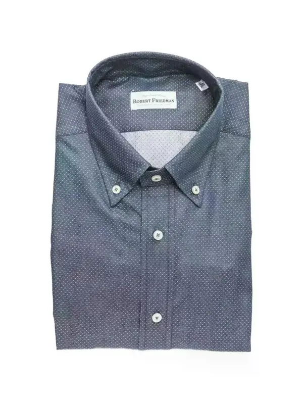 ROBERT FRIEDMAN Mini-dot Cotton Shirt