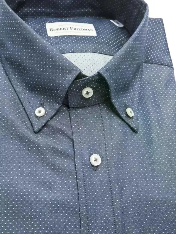 ROBERT FRIEDMAN Mini-dot Cotton Shirt