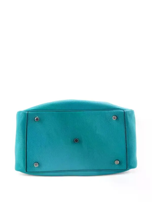 Hermès Lindy Bag Clemence 30 Shoulder Bag - Blue