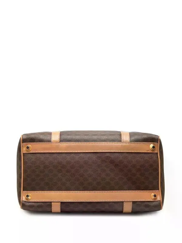 Celine 2013 Macadam Coated Canvas Boston Bag