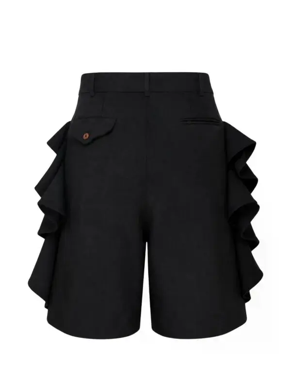 Comme Des Garçons Ruffled Gabardine Shorts