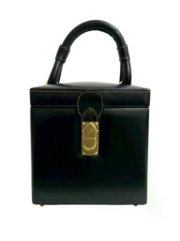 Loewe 20th Century Leather Vanity Bag - Black