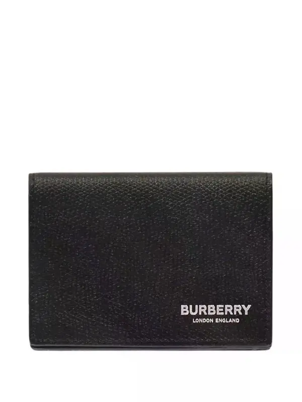 Burberry Flint Hammered Leather Card Holder