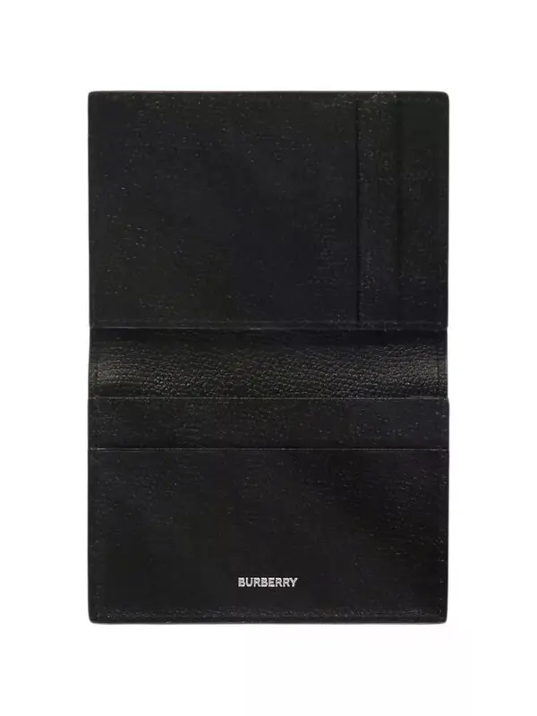 Burberry Flint Hammered Leather Card Holder