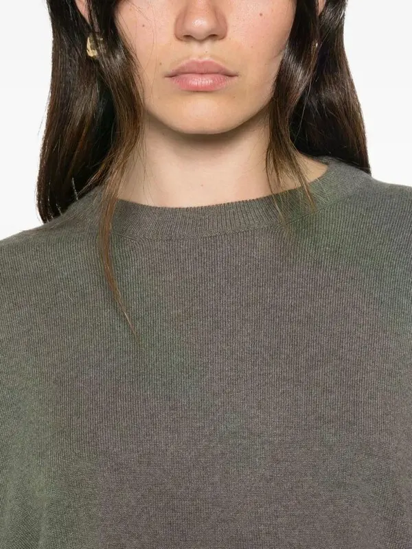 Brunello Cucinelli Crew-neck Drop-shoulder Sweater