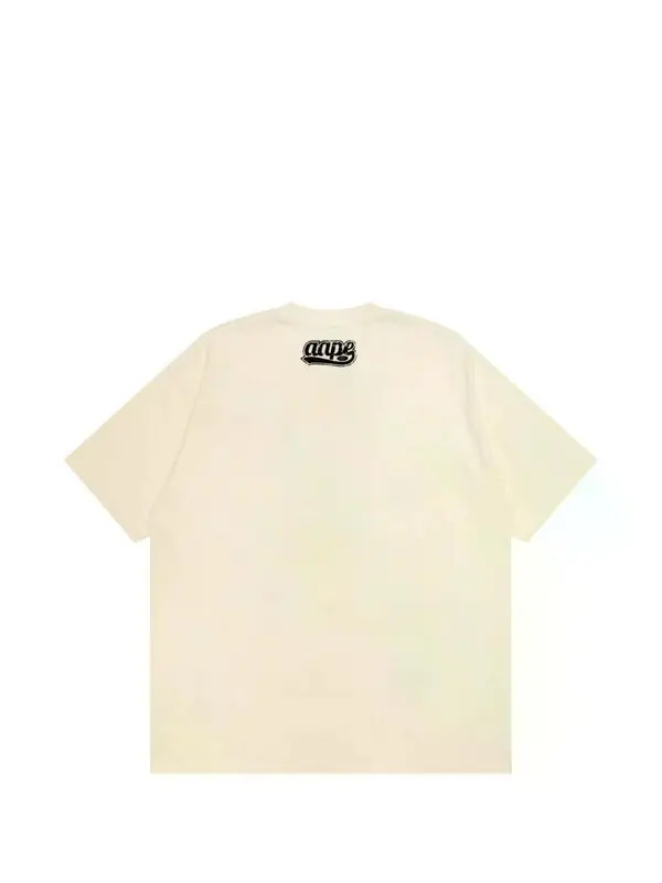 AAPE BY *A BATHING APE Moonface Graphic-print T-shirt - Black