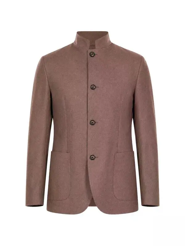 Eleventy Mandarin-collar Single-breasted Suit