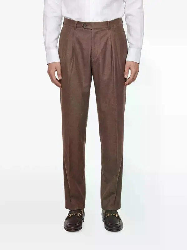 Eleventy Mandarin-collar Single-breasted Suit