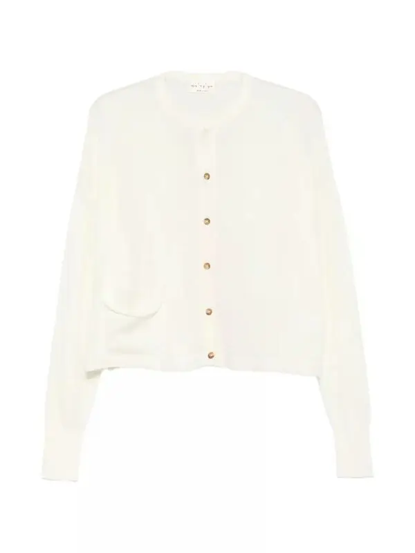 MA'RY'YA Patch-pocket Cardigan