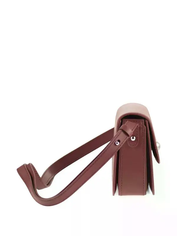 Max Mara Leather Flap Crossbody Bag