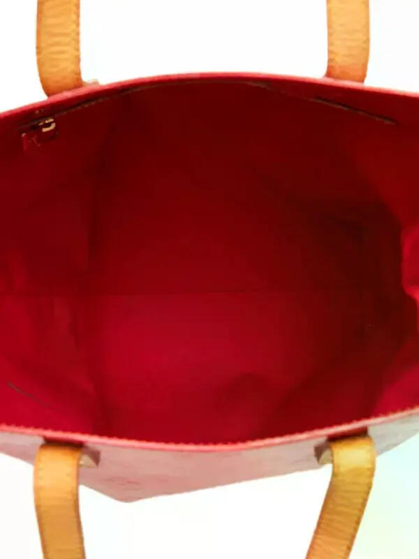 LOUIS VUITTON 2001 Monogram Vernis Reade Mm Tote Bag - Red