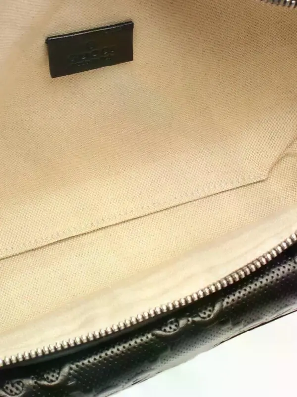 Gucci 2010s Gg Embossed Belt Bag