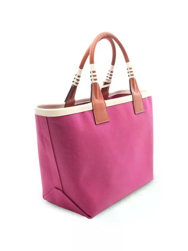 Hermès 2022 Steeple Leather-trim Tote Bag