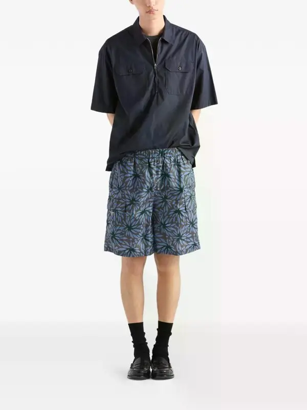 Prada Printed Re-nylon Swim Trunks