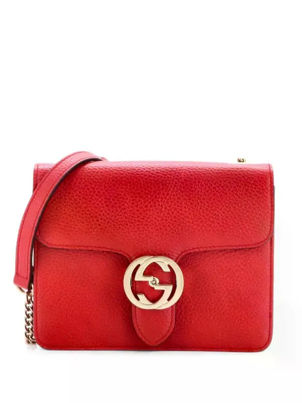 Gucci Interlocking Leather Small Shoulder Bag