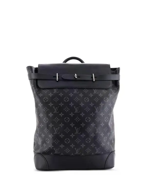 LOUIS VUITTON Steamer Monogram Eclipse Canvas Backpack