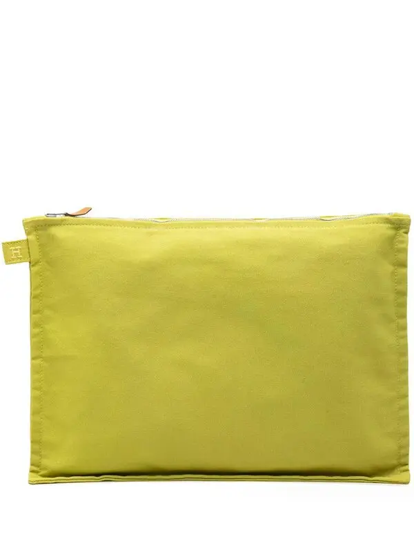 Hermès 20th Century Toile Bora Bora Gm Pouch
