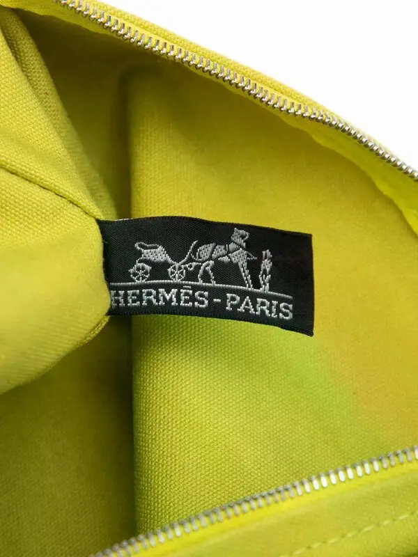 Hermès 20th Century Toile Bora Bora Gm Pouch