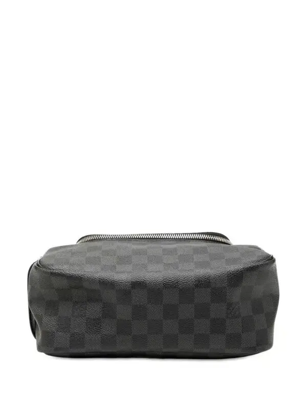 LOUIS VUITTON 2019 Damier Graphite Toiletry Pouch Clutch Bag