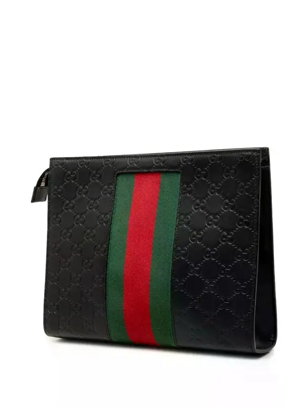 Gucci 2000-2015 Guccissima Web Clutch Bag