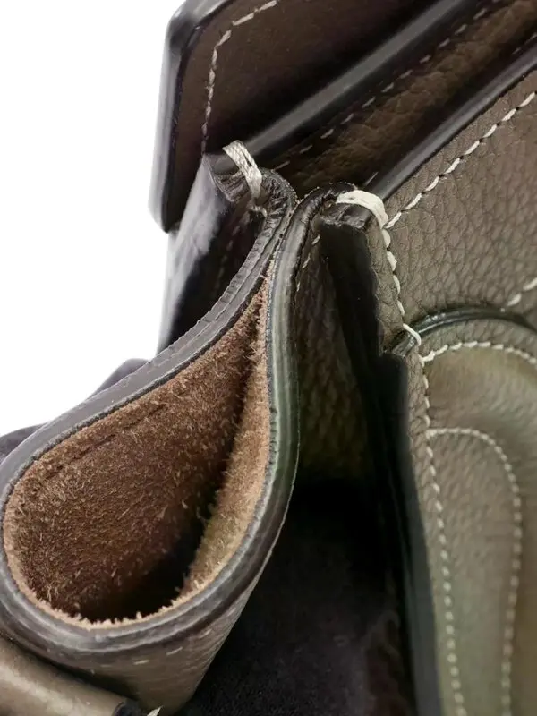 Celine 2000-2026 Nano Leather Luggage Tote Satchel - Brown