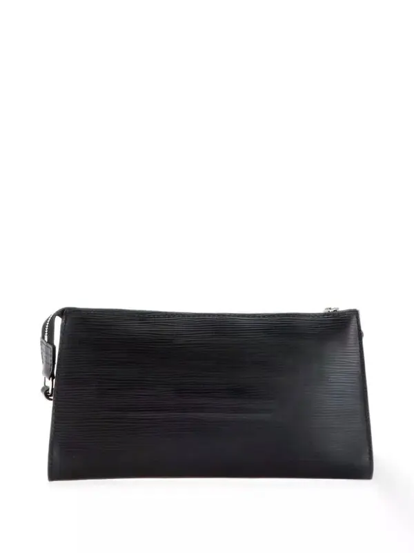 LOUIS VUITTON Pochette Accessoires Epi Leather Clutch Bag