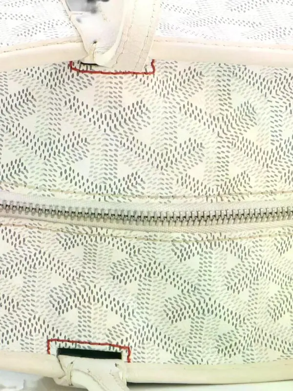 Goyard Artois Coated Canvas Pm Tote Bag - White