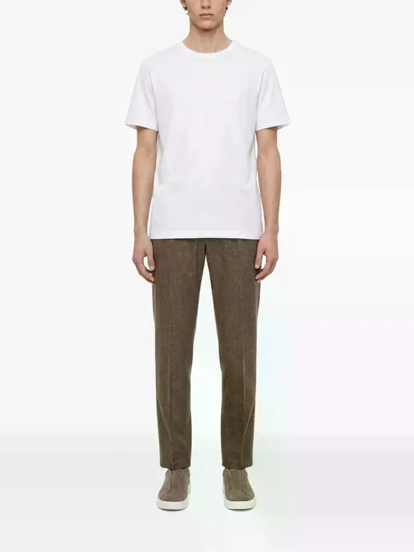 Eleventy Pleated Drawstring-waist Trousers
