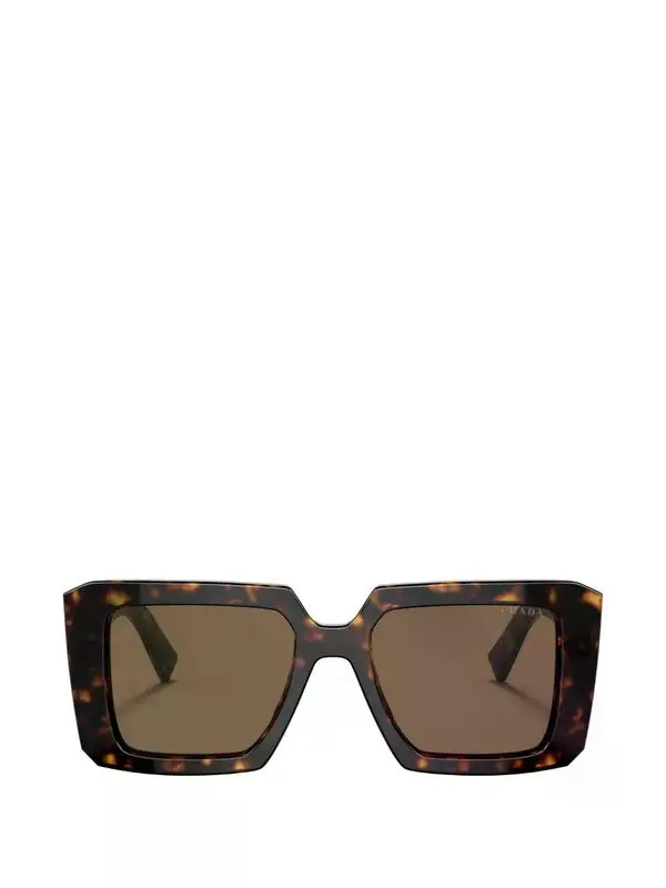 Prada Square-frame Sunglasses - Brown